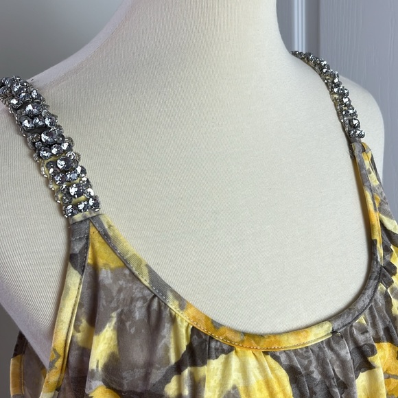 INC International Concepts | Tops | Inc Floral Tank With Rhinestone ...